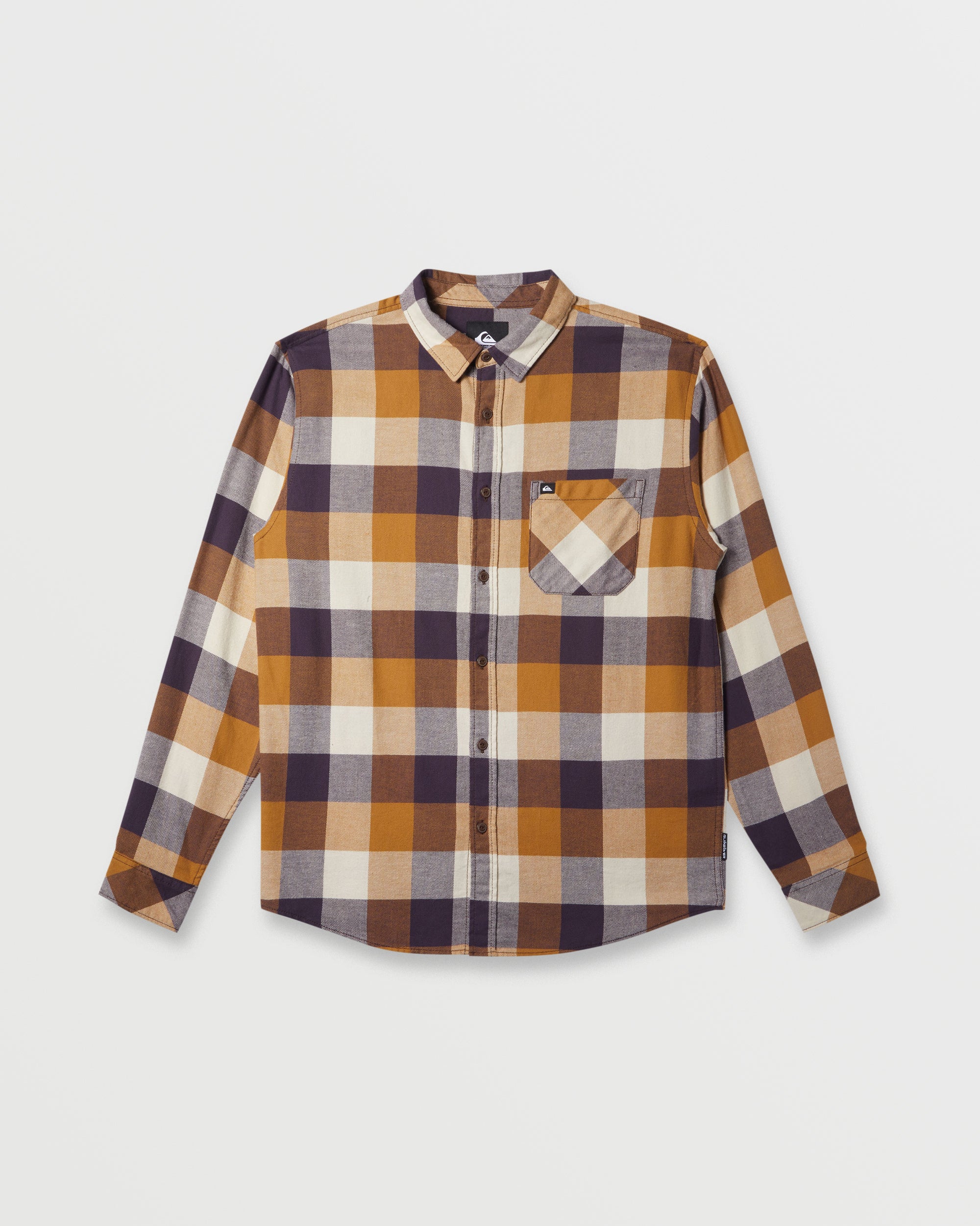 Motherfly Long Sleeve Flannel - Bone Brown Motherfly Flannel | Quiksilver