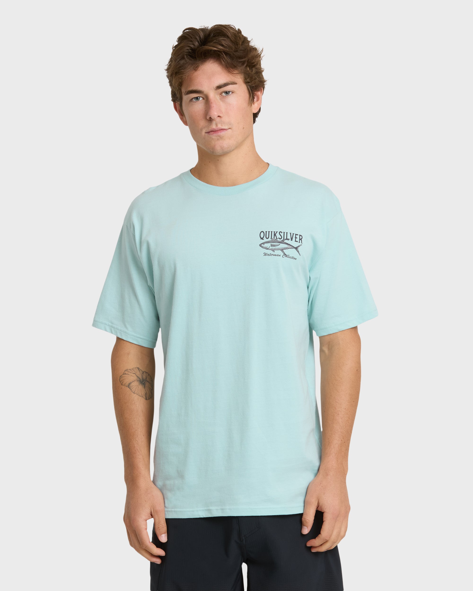 Waterman Deep Waters Classic T-shirt - Sterling Blue | Quiksilver