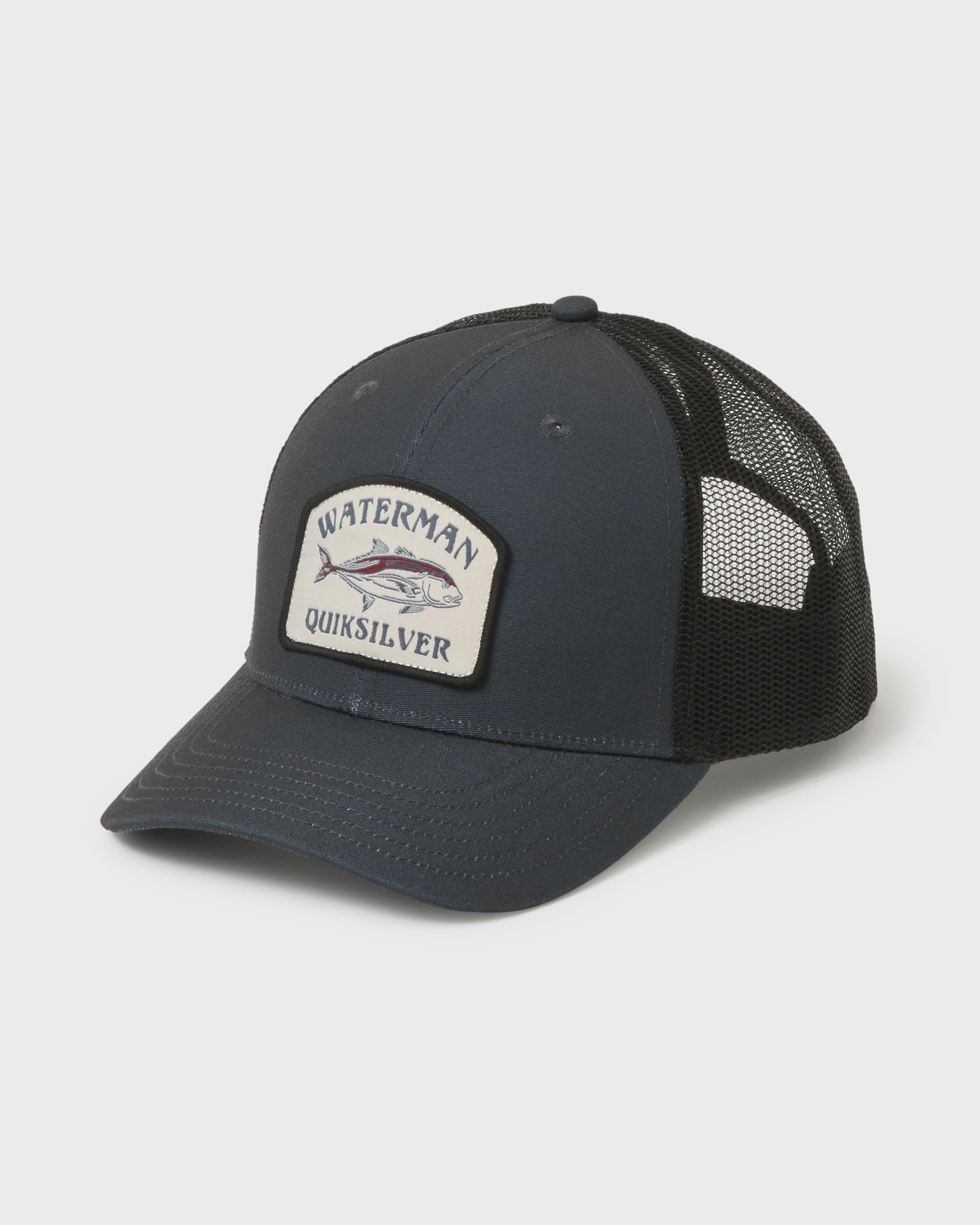 Breezy Jetty Canvas Trucker Hat - Phantom | Quiksilver