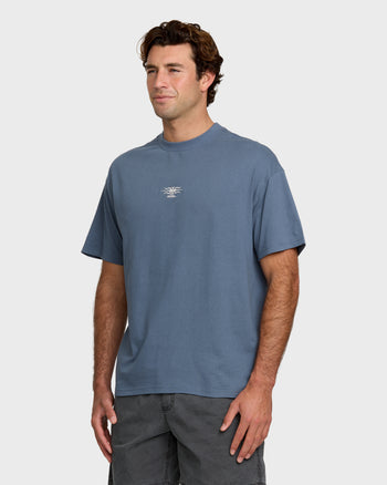 Mercury Tribe T-Shirt - Authentic Indigo | Quiksilver