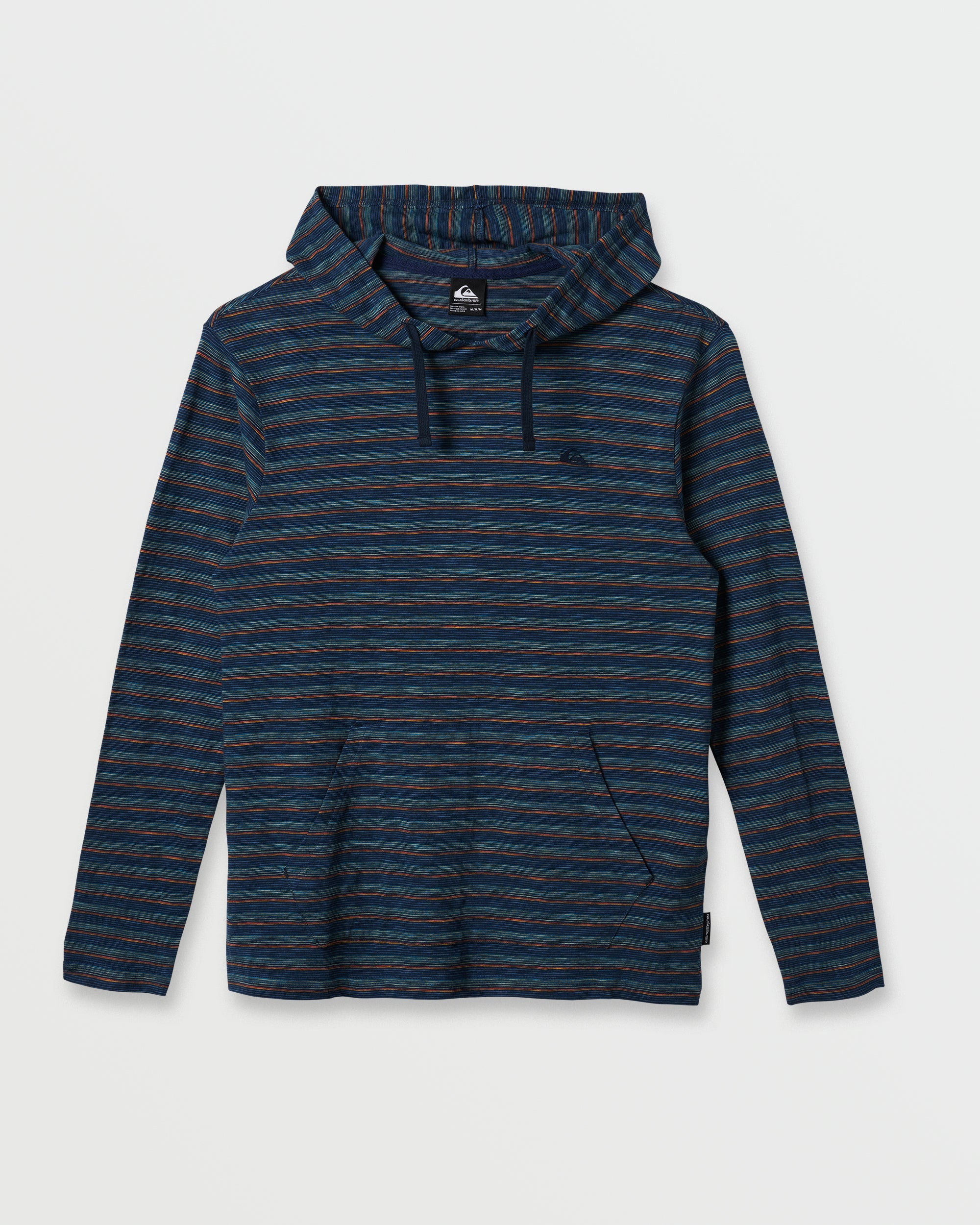 Slub Stripe Hooded Top - Navy | Quiksilver