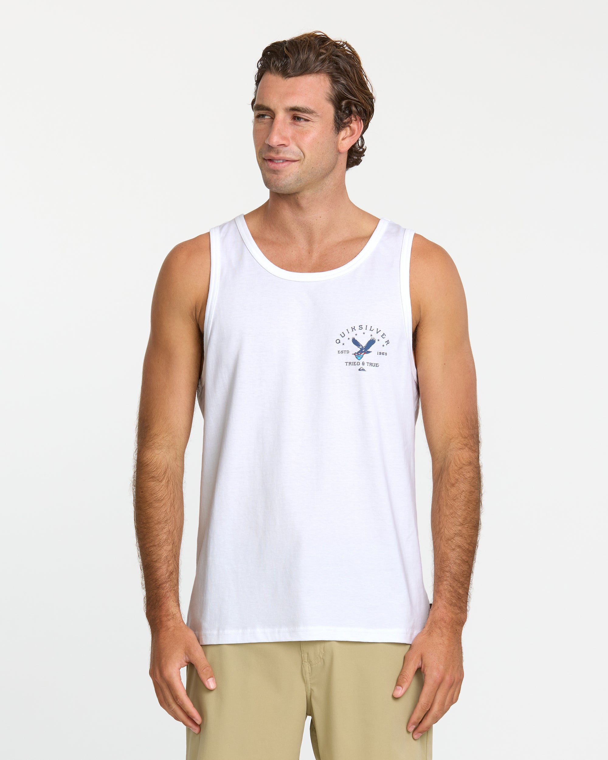 Eagle Usa Tank - White | Quiksilver