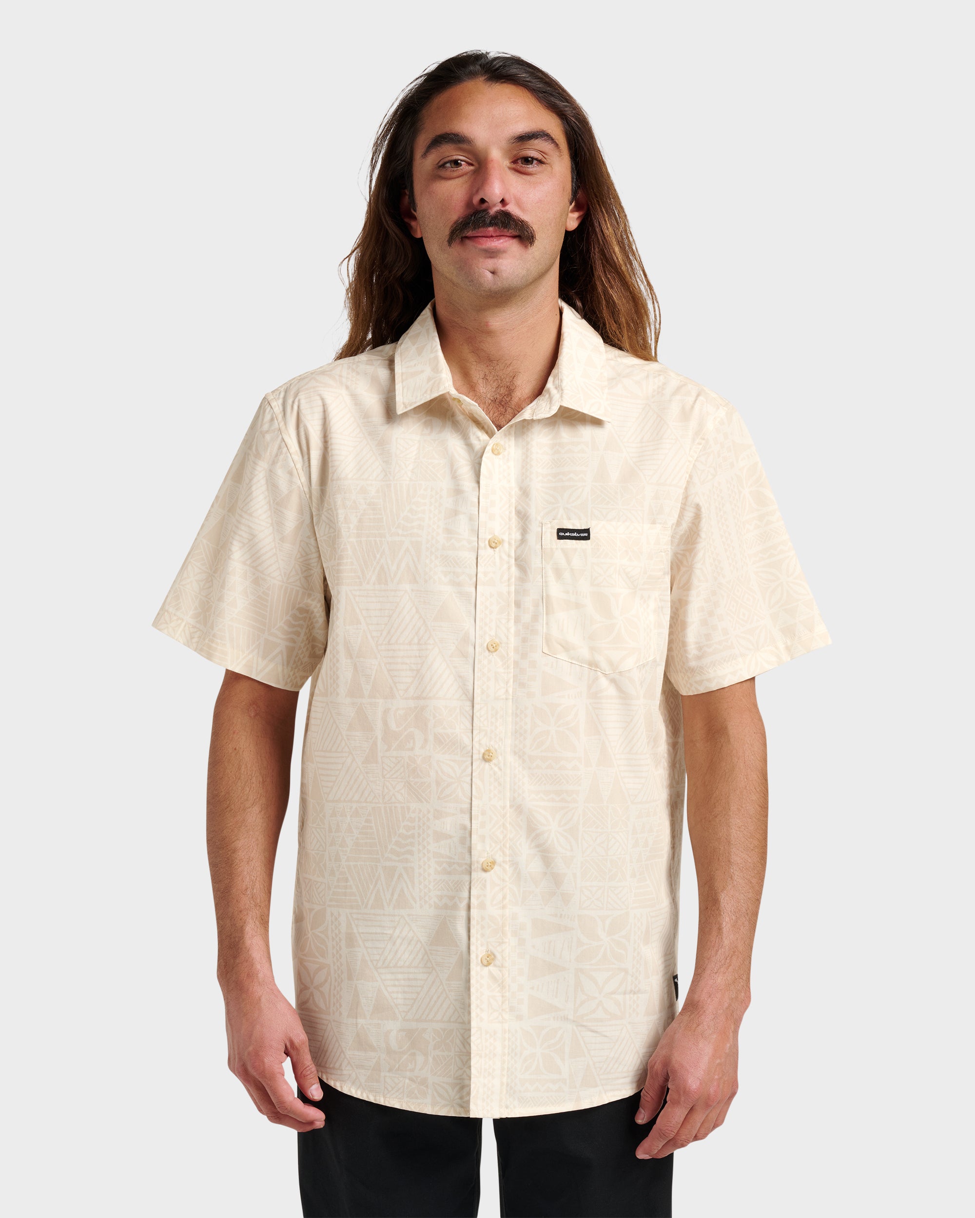 Makaha Classic Short Sleeve Shirt - Off White | Quiksilver