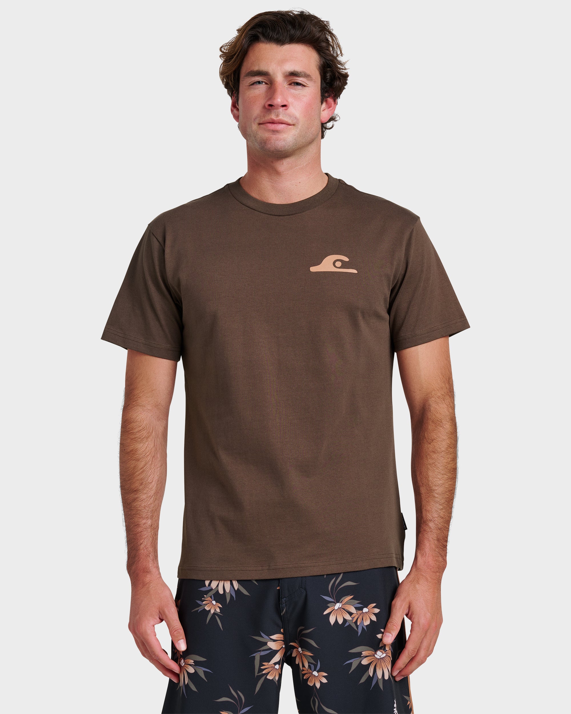 Primitive Scripture Classic T-shirt - Chocolate Brown | Quiksilver
